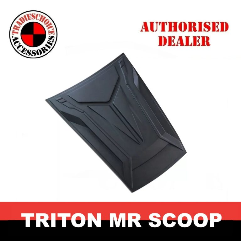 Raptor Style Matte Black Bonnet Scoop for Mitsubishi Triton MR 2019 ...